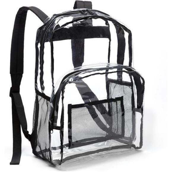 Bags | Transparent School Backpack With Waterresistant Pvc Plastic ...